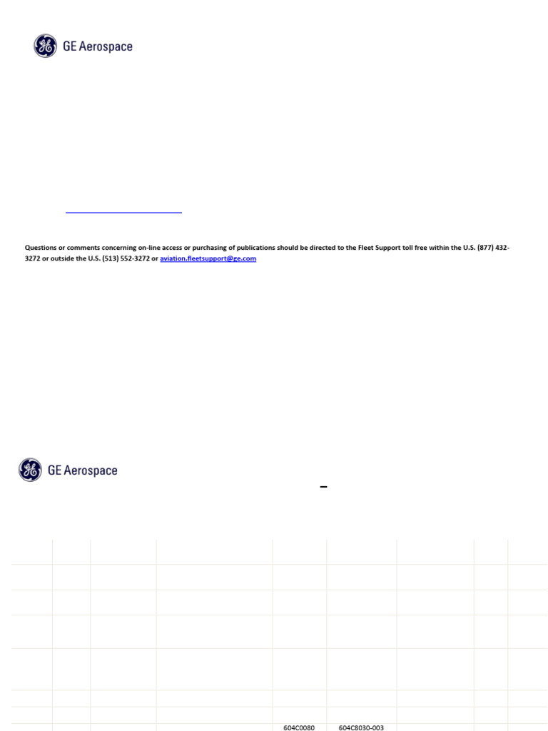 CF34-10E CMM Index | PDF