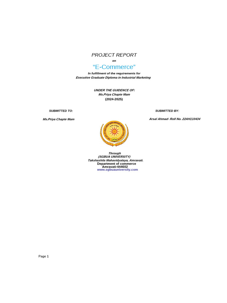 Done Edit Done E-Commerce Project PDF | PDF | Computer Security | Security