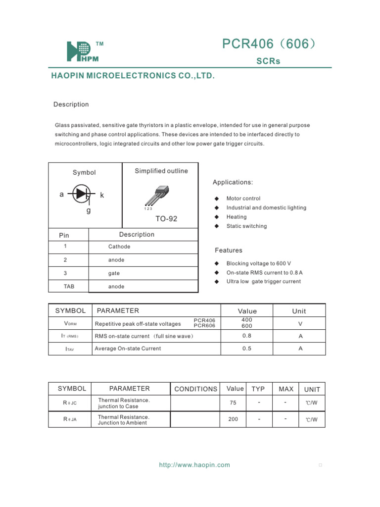 PCR406 | PDF | Electric Power | Electricity