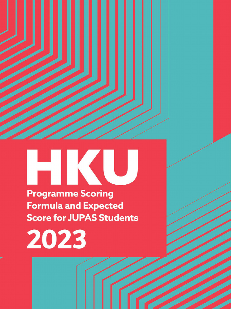 HKU 2023 Admission Score Overview | PDF