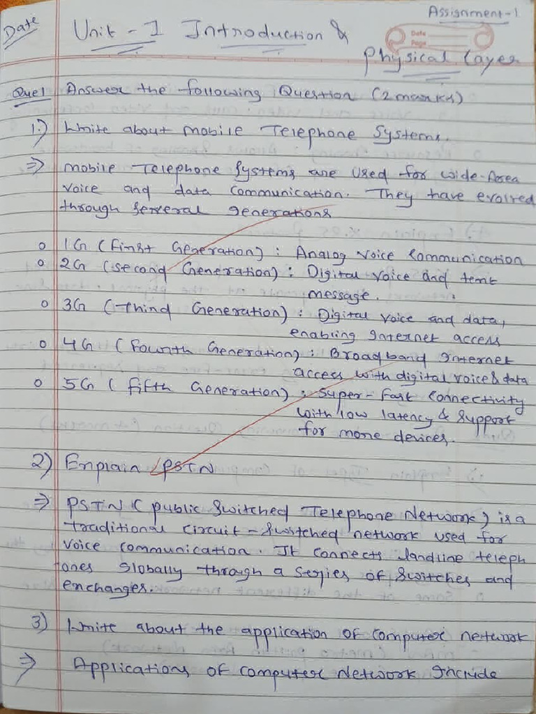 CN ASSIGNMENT 1 TO 5 | PDF