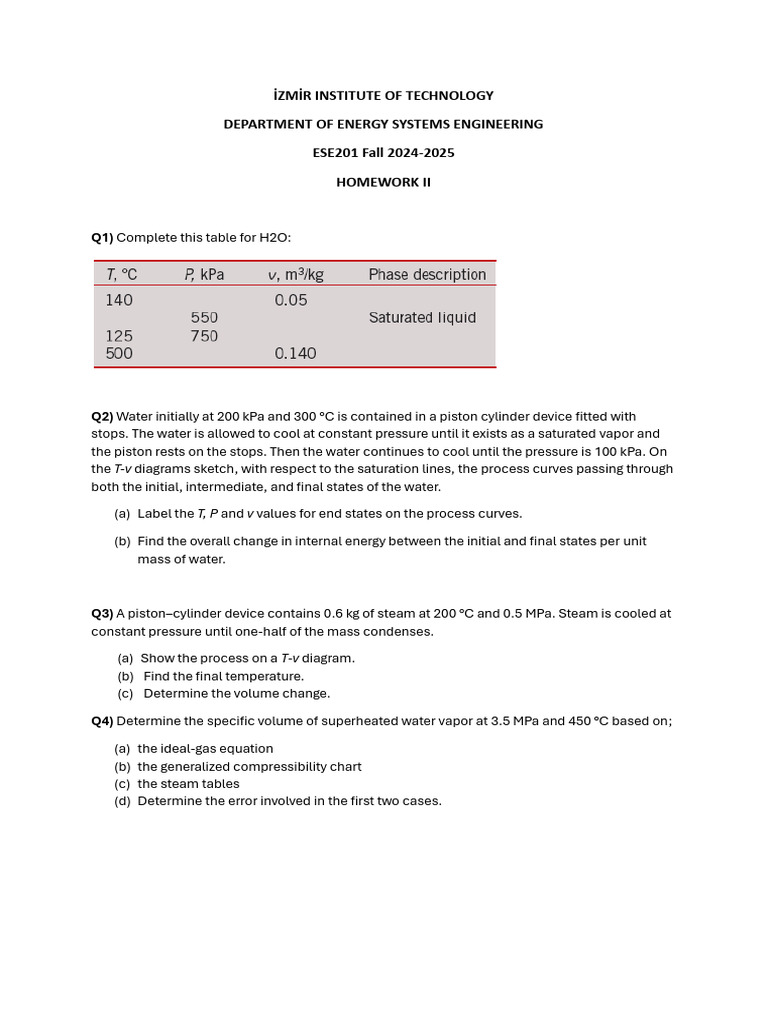 ESE201 20242025fall HW2 | PDF