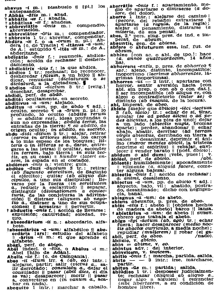 Páginas Desdediccionario Spes Latín-2 | PDF