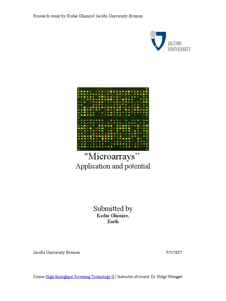 Microarray | PDF | Dna Microarray | Gene Expression