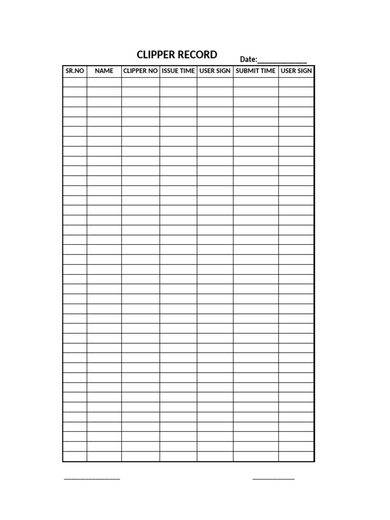 Clipper record | PDF