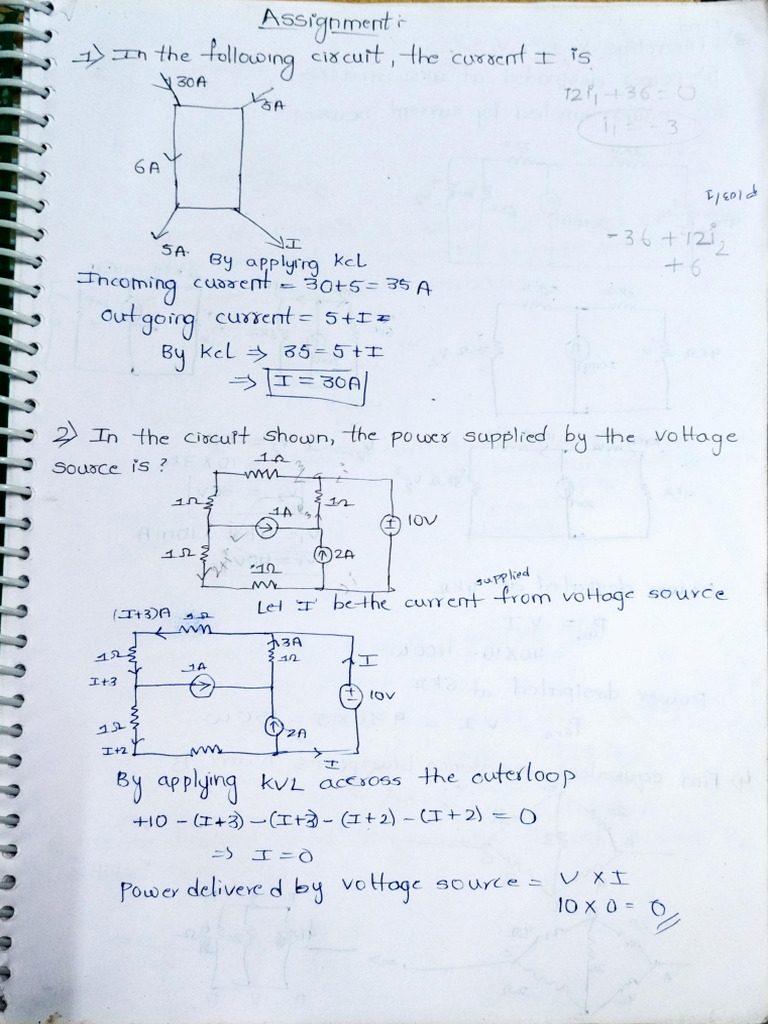 Ece Unit 1 Assignment 1 | PDF