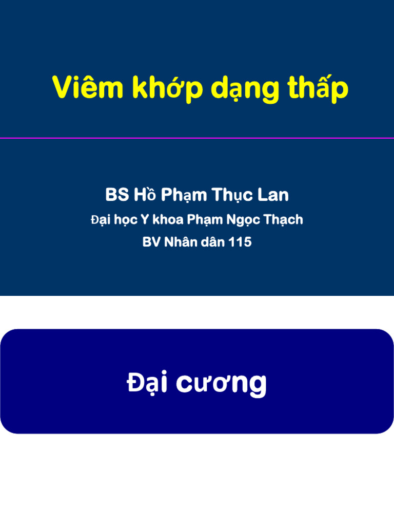 Viem Khop Dang Thap | PDF
