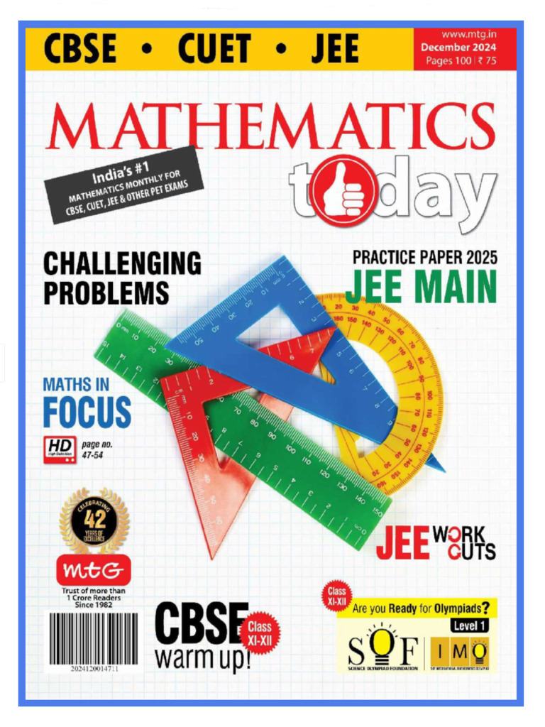 Mathematics Today December 2024 HD | PDF | Uso compartido de medios ...