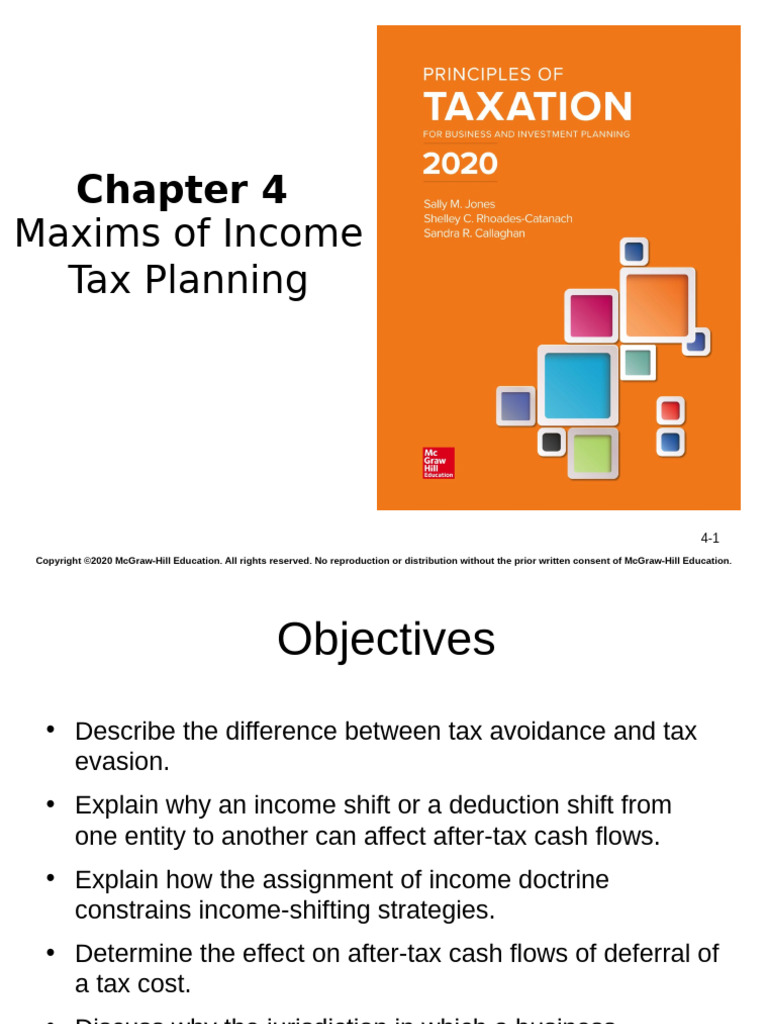 Jones Principles 23e Chap004 PPT | PDF | Taxes | Income
