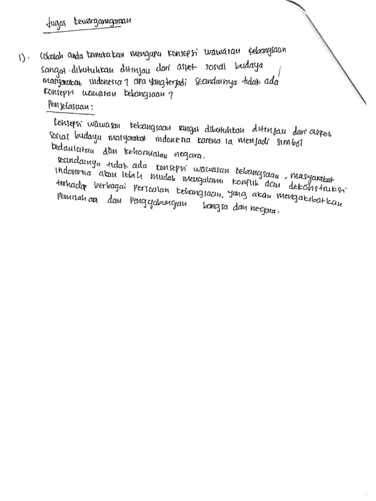 tugas 2 W. kebangsaan NOR MAULIDA 2A | PDF