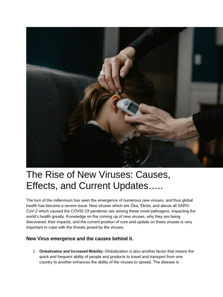 New Viruses: Causes, Effects, and Updates | PDF | Virus | Infection