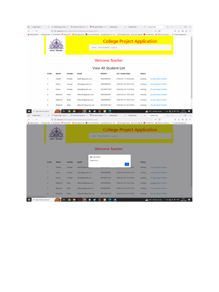 Code and Screenshots (1) | PDF | Data Management Software | Software Engineering