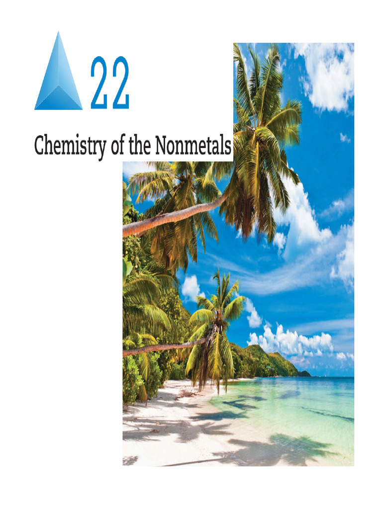 Chapter22 2023 | PDF | Hydrogen | Nitrogen