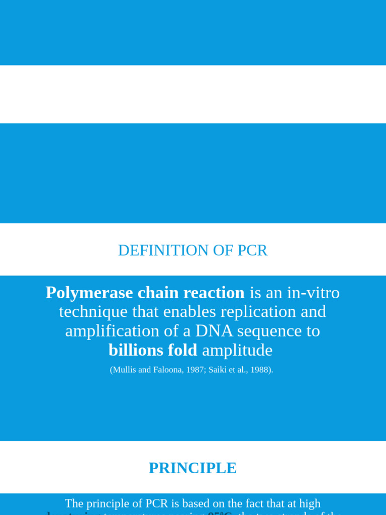 Presentation MBB 506 - PCR | PDF | Polymerase Chain Reaction | Reverse Transcription Polymerase ...