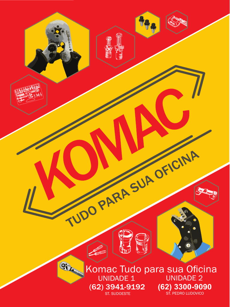 Ferramentas Automotivas Komac 2024 | PDF | Veículo motorizado | Carro