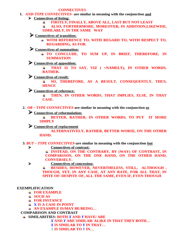 Conectori | PDF | Verb | Language Mechanics