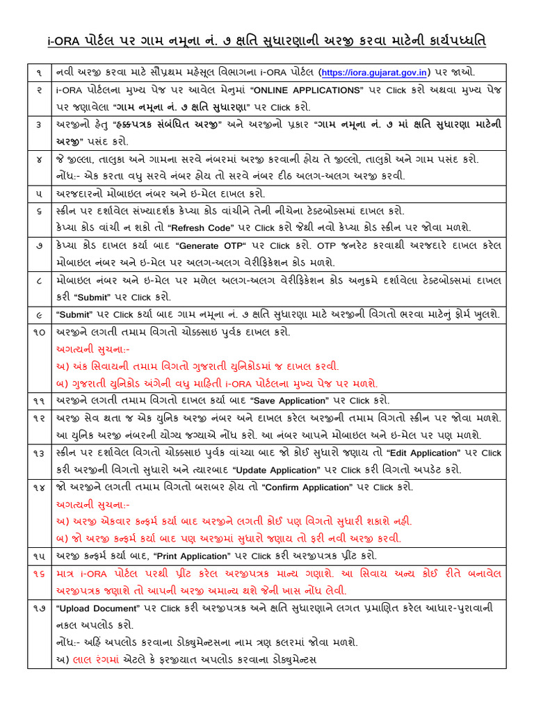 Sudhara Hukam Instructions | PDF