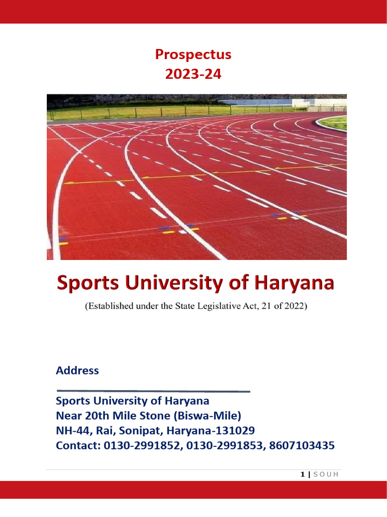 SUOH Prospectus 2023-24 | PDF
