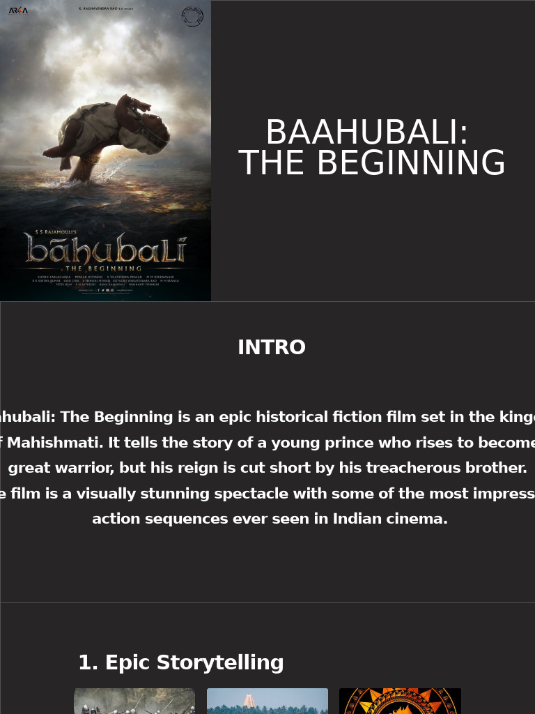 Baahubali The Beginning | PDF | Brand