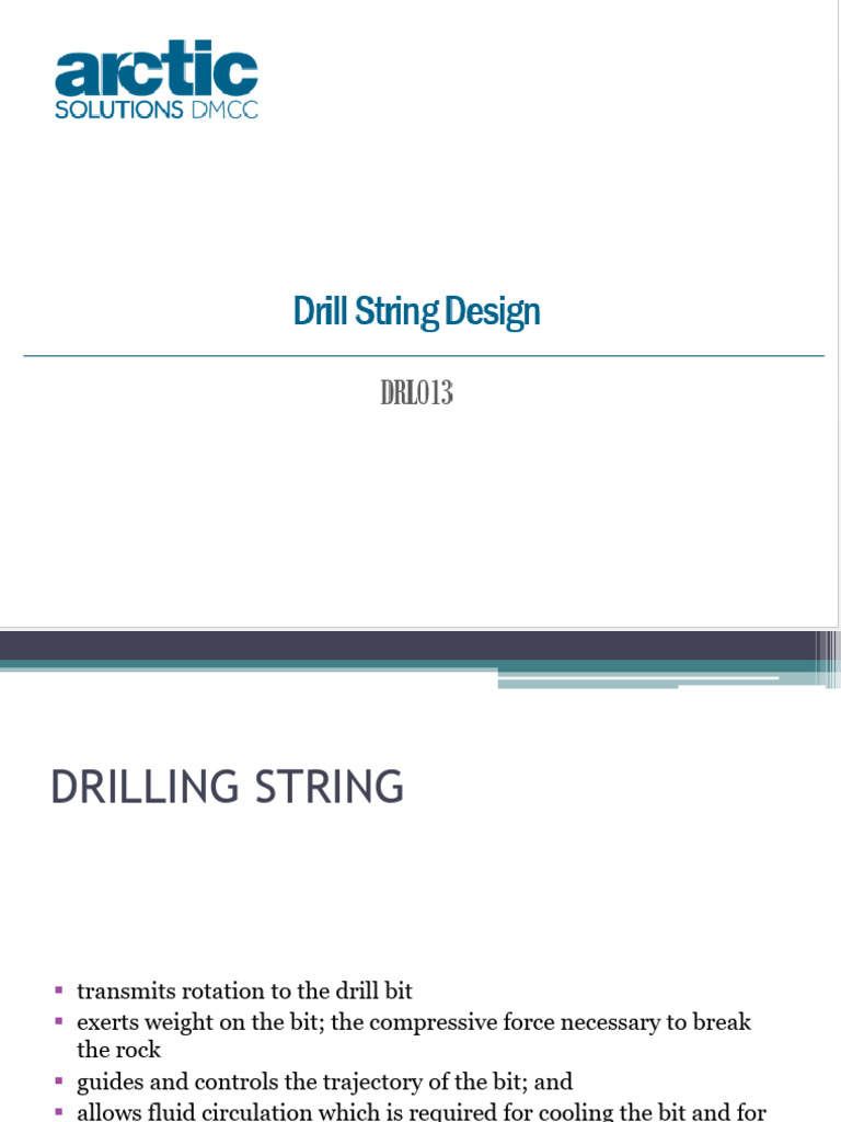 1-Drill String component | PDF | Pipe (Fluid Conveyance) | Strength Of Materials