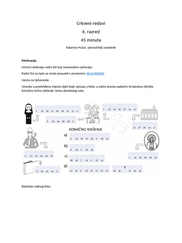 Crkveni redovi | PDF