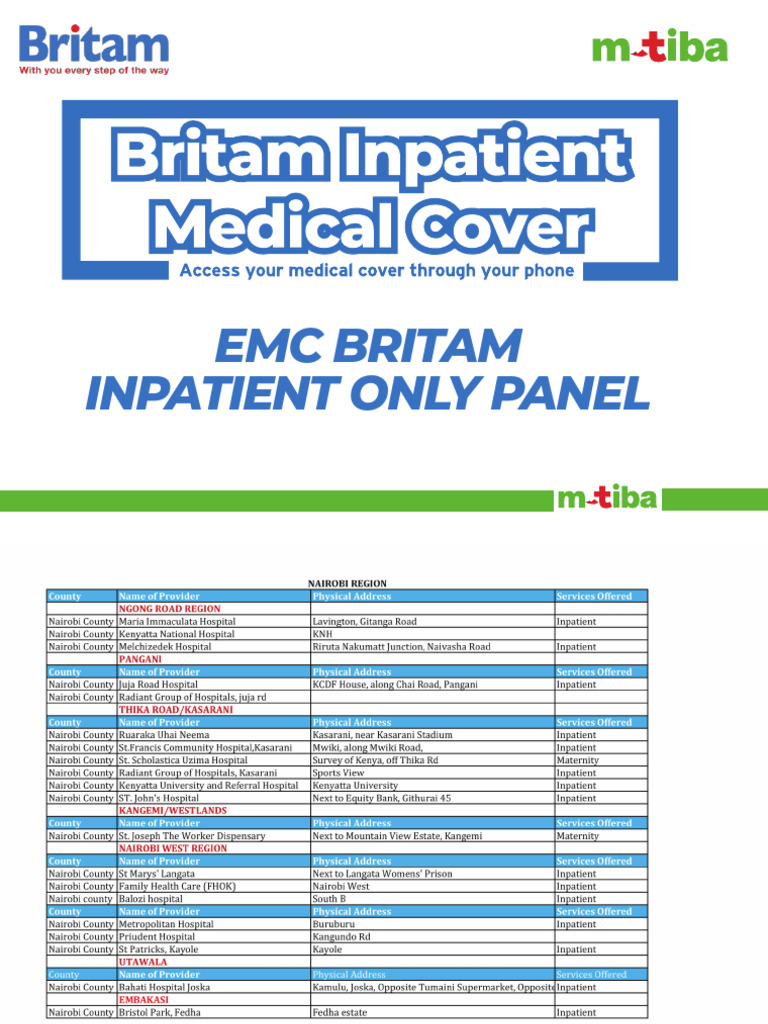 Emc Britam Panel | PDF