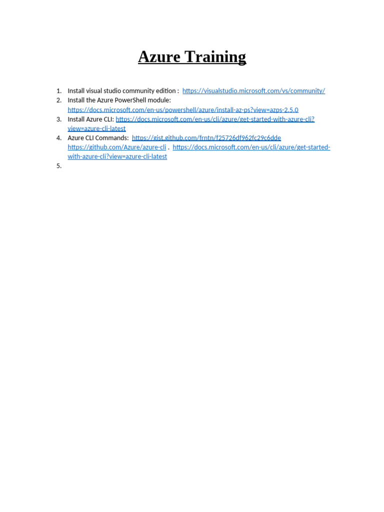 Microsoft Azure Class | PDF