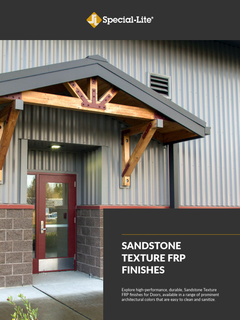 Sandstone Texture FRP Door Finishes | PDF | Sandstone | Materials