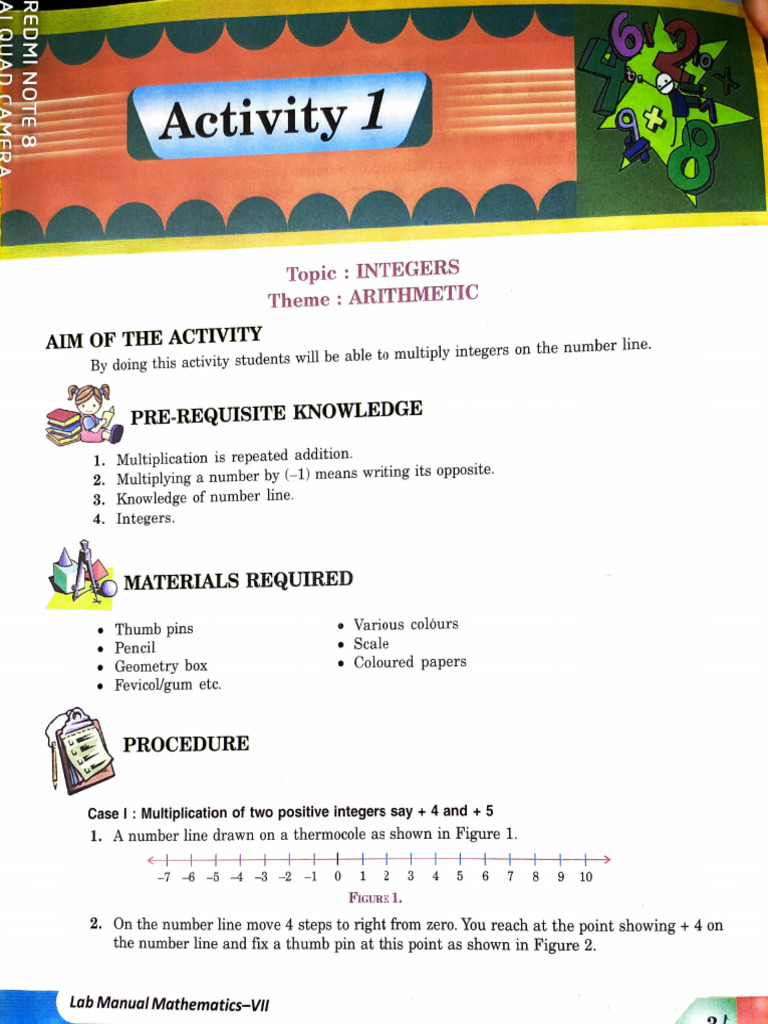 Integer Multiplication Activity | PDF | Multiplication | Numbers