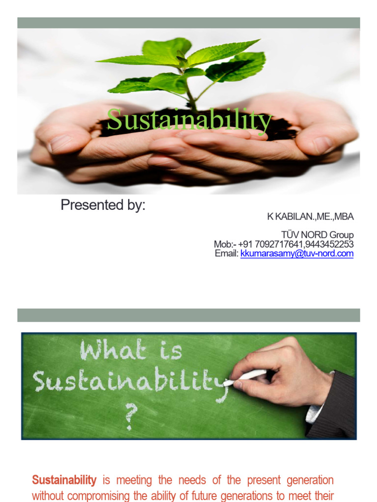 Introduction of Sustainability and Carbon | PDF | Sustainability ...