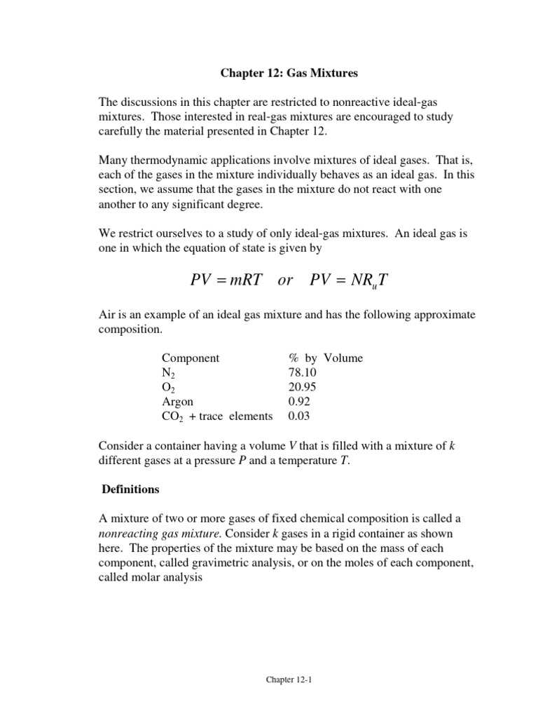 ch12 | PDF | Gases | Physics