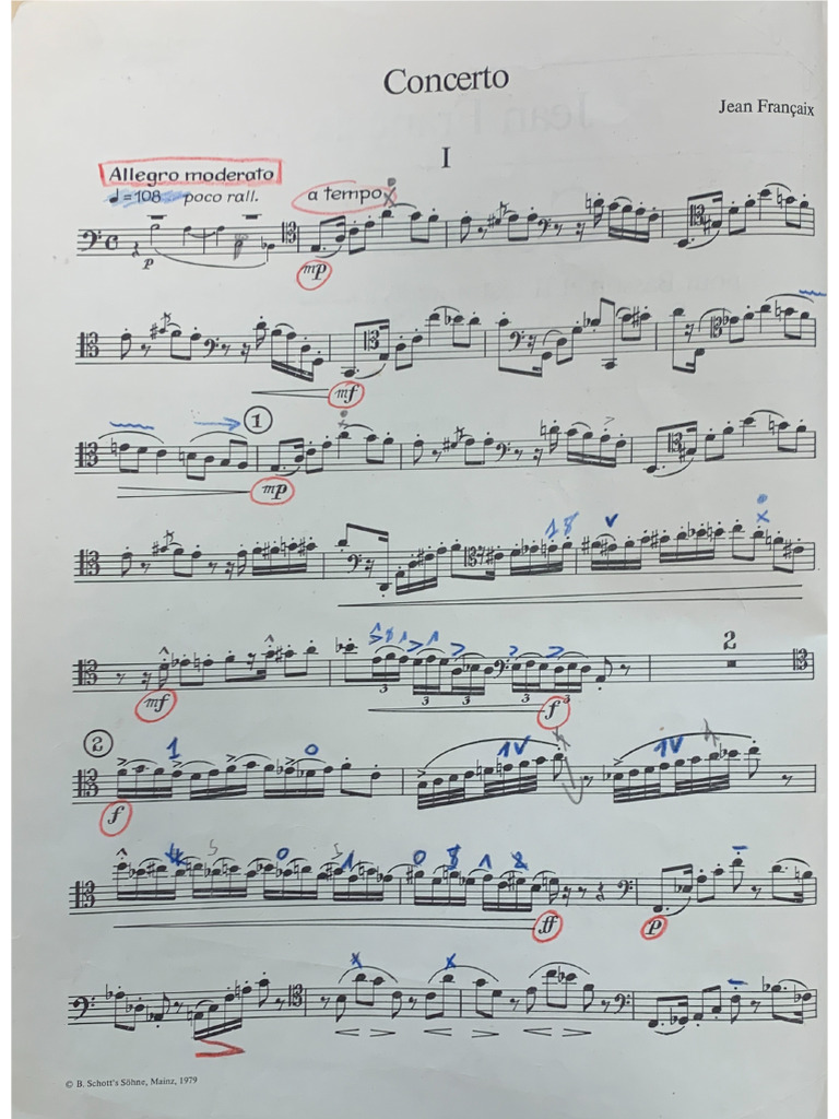 Concerto Jean Francaix | PDF
