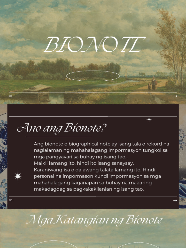 Vintage Minimalist Animated Artist Portfolio Presentation | PDF