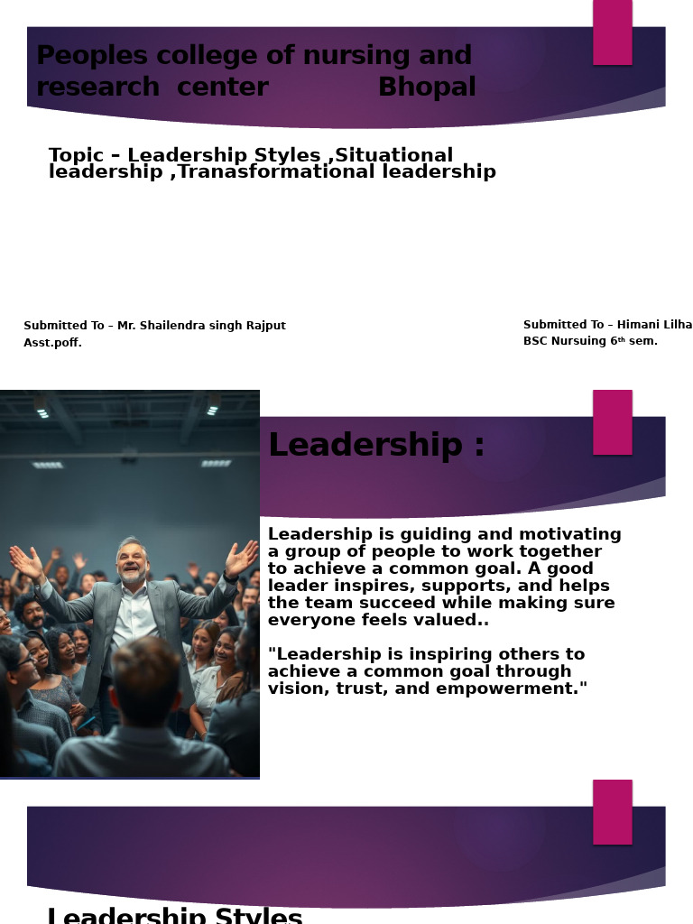 Leadership Styles A Comprehensive Guide | PDF | Leadership ...