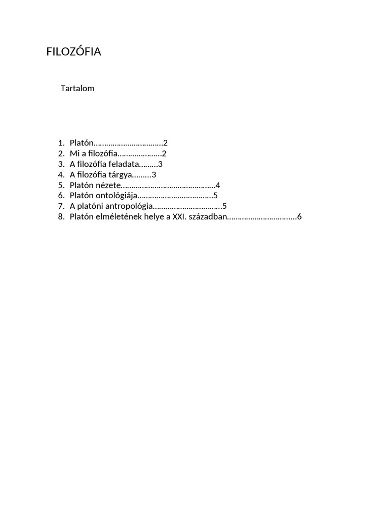 FILOZÓFIA | PDF