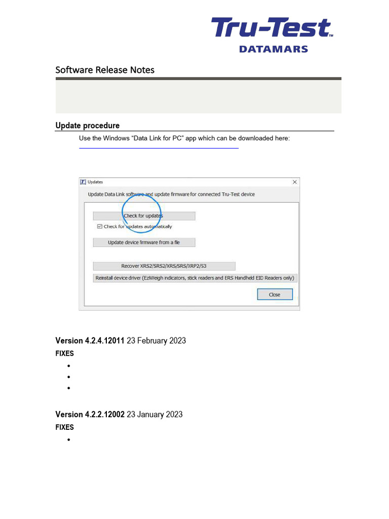 5000 Series Software Release Notes - v4.2.4 | PDF | Bluetooth | Comma ...