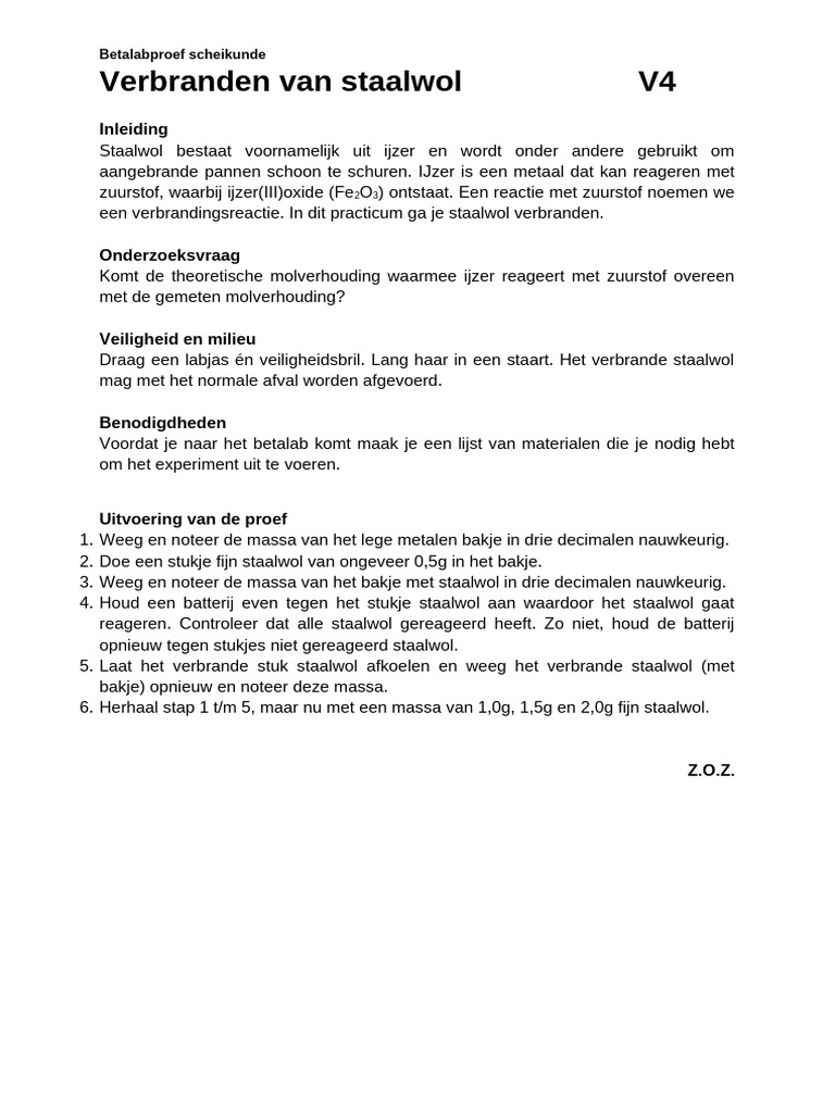 SK V4 BLAB VerbrandenStaalwol LLN 2425 | PDF