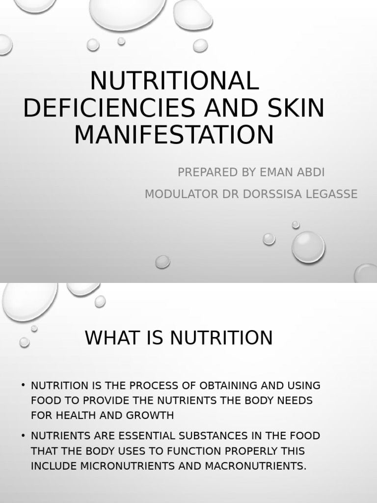 Nutritional Deficiencies | PDF | Nutrition | Diet & Nutrition