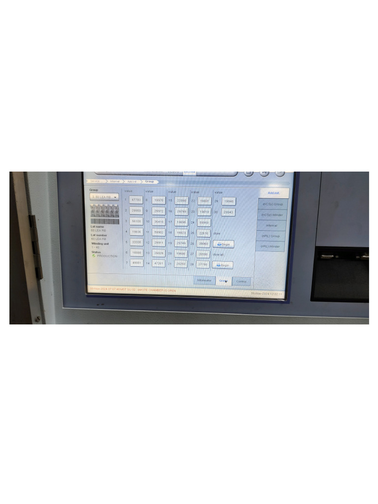 Technical and Internal Parameters of Autoconer 1 | PDF