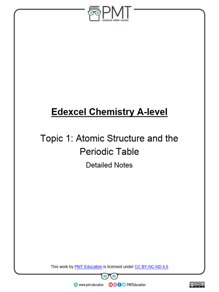 Full As Paper 1 A Level Chem | PDF | Chemical Polarity | Ionic Bonding