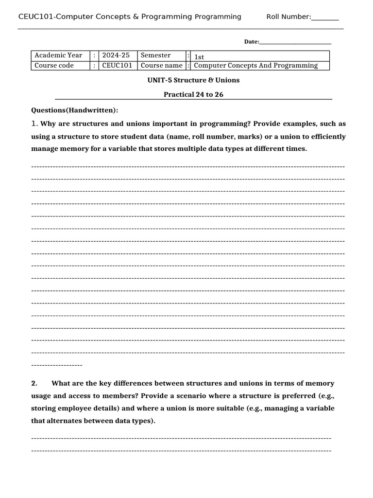 unit-4 | PDF | Data Type | Computer Programming