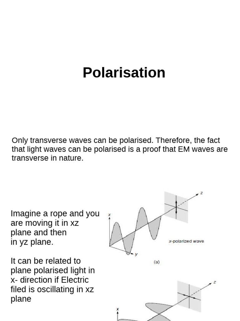 7_polarization | PDF | Polarization (Waves) | Waves