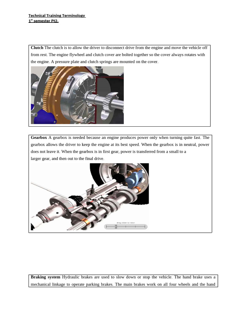 Auto Mechanics Terminology English To Greek Part 5 | PDF