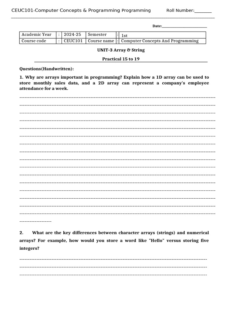 Unit 3 Pdf String Computer Science Computer Programming 6300