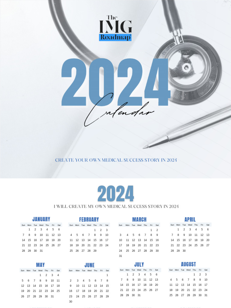 IMG Roadmap 2024 Calendar | PDF | Vocational Education | Medical Education