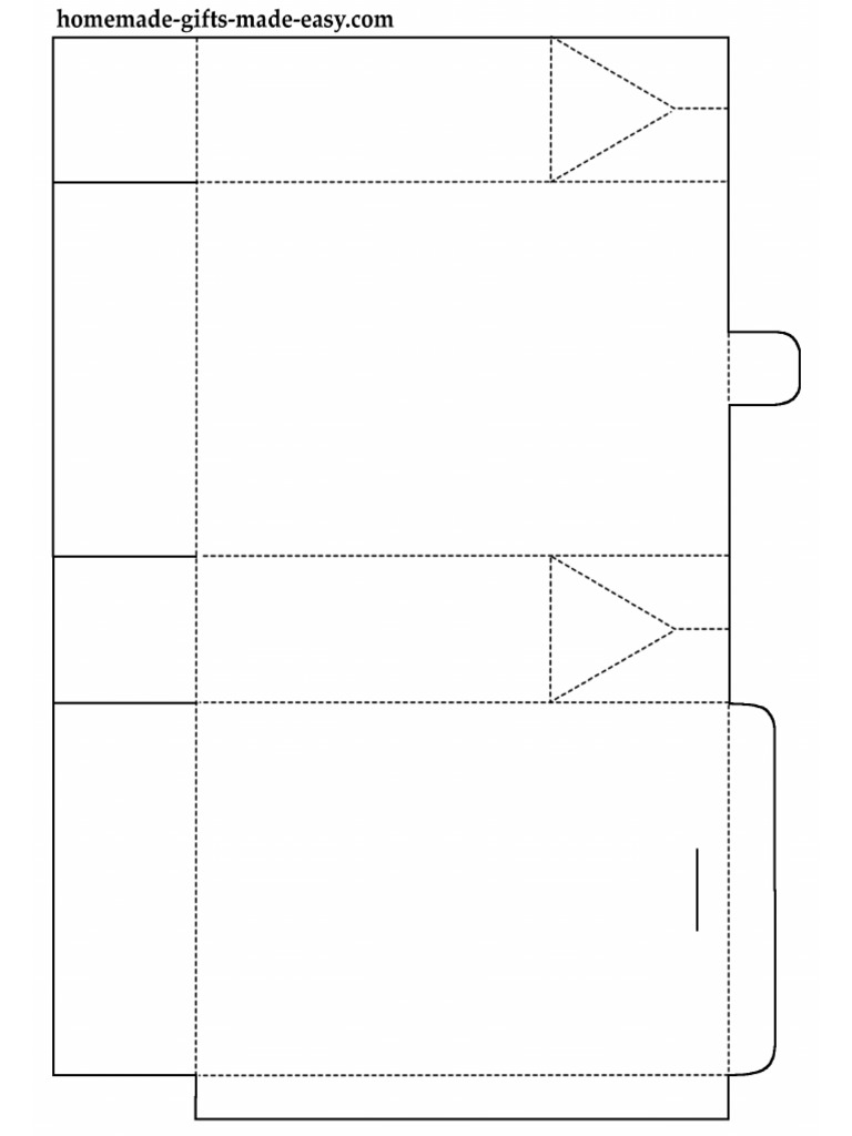 Simple Gift Bag Template Us Letter | PDF