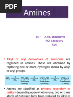Class 12 Amines - All Reactions | PDF | Amine | Functional Group