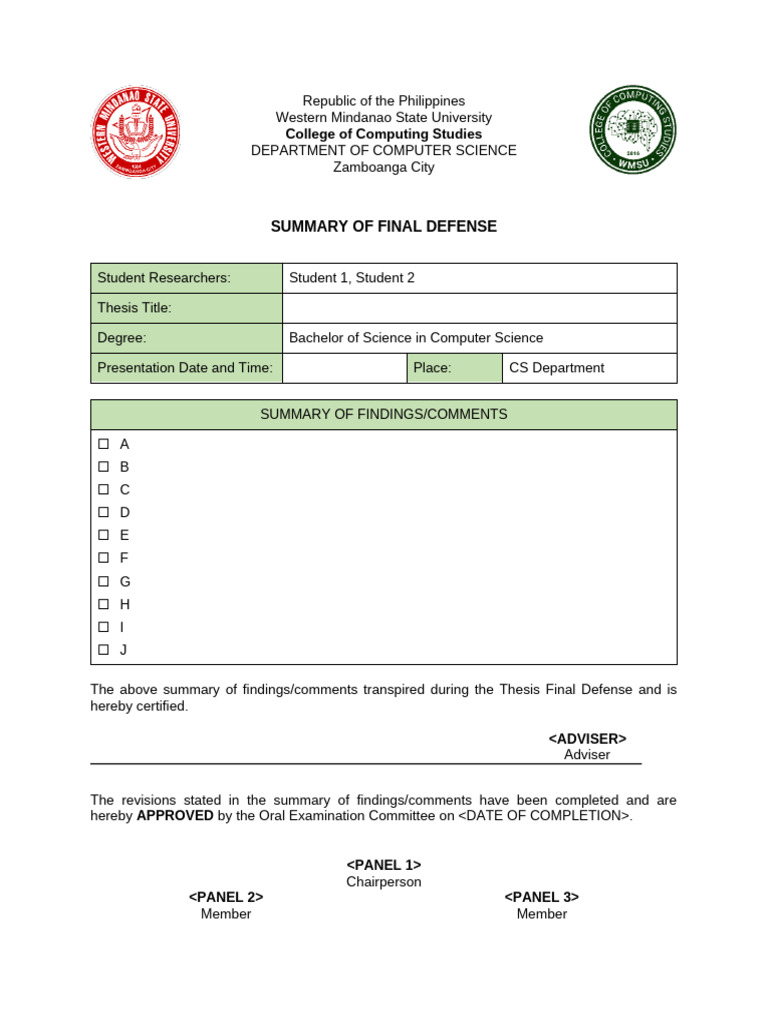 Revisions List Template | PDF