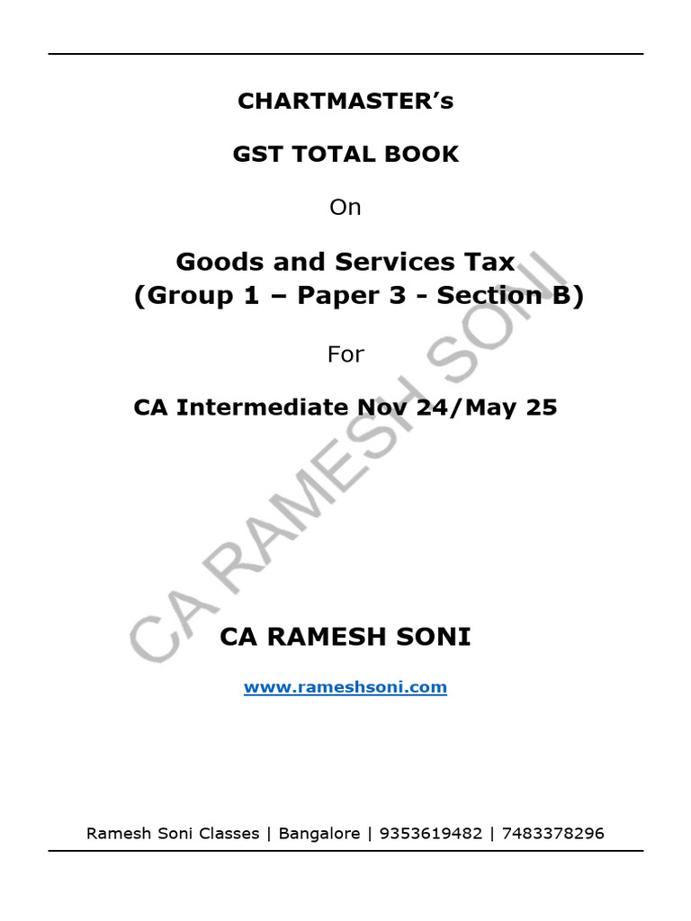 1 GST Total Textbook Nov 24 - Version 7.0 - First 2 Chapters | PDF ...