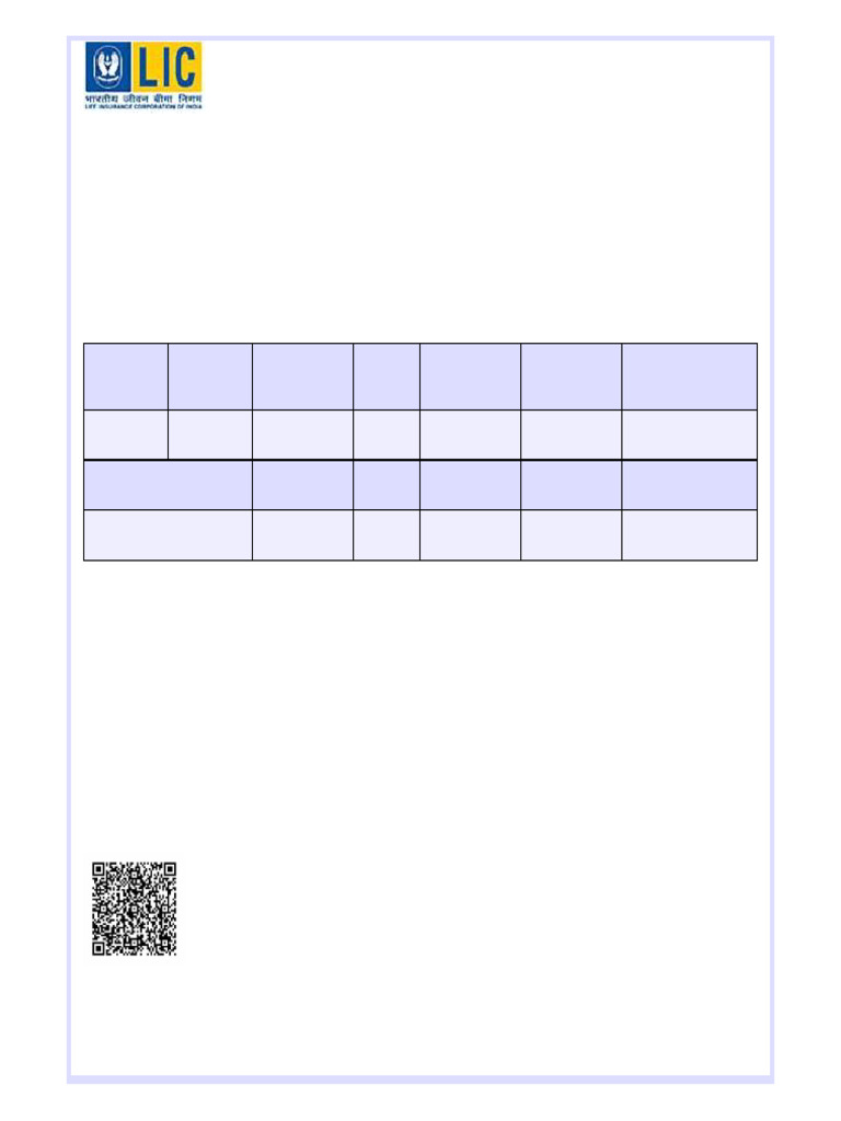 lic india | PDF | Personal Finance | Financial Risk